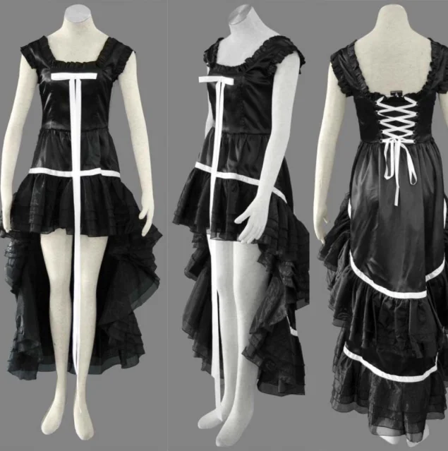Anime Chobits Chii Gothic Lolita Home Maid Cosplay Costume - AllCosplay.com