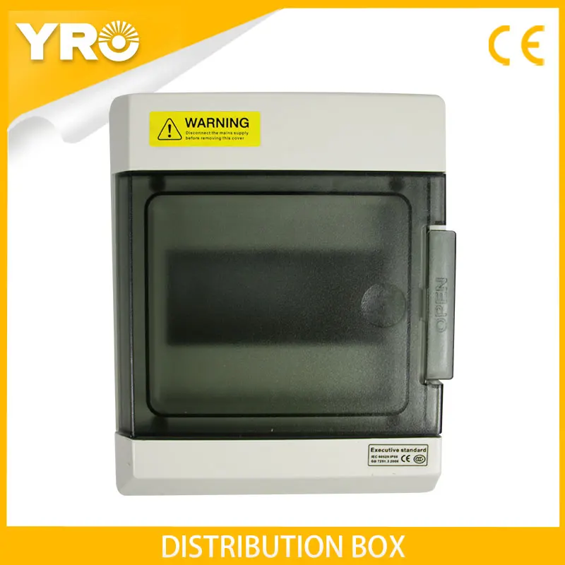 Caja de distribución eléctrica impermeable para exteriores, interruptor de circuito MCB, caja de ...