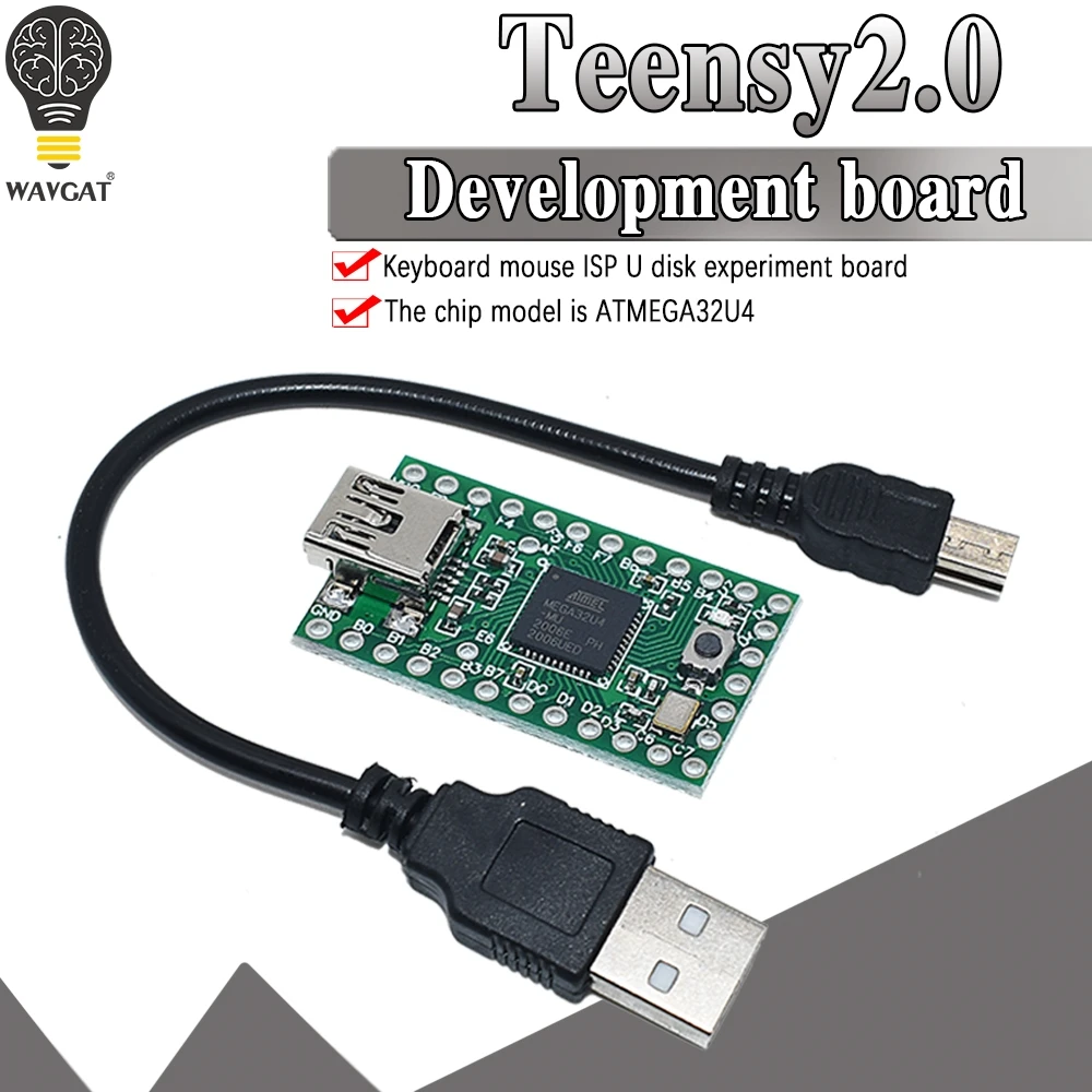 Teensy teclado USB para Arduino AVR ISP, tablero de experimentos, disco ...