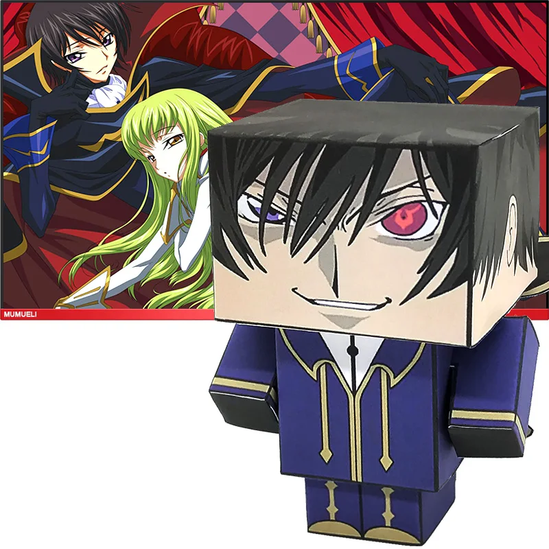 Hi-bir-tutkal-kodu-Geass-rebelion-isyan-Mini-Origami-el-yap-m-3D-ka-t ...