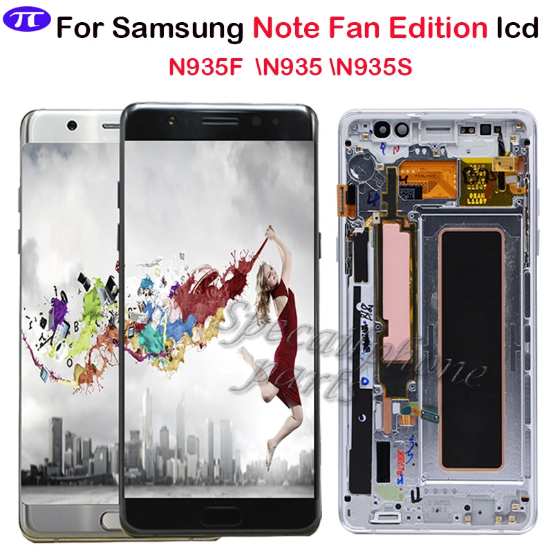 Super AMOLED For Samsung Note Fan Edition N935F N935S N935 LCD display ...