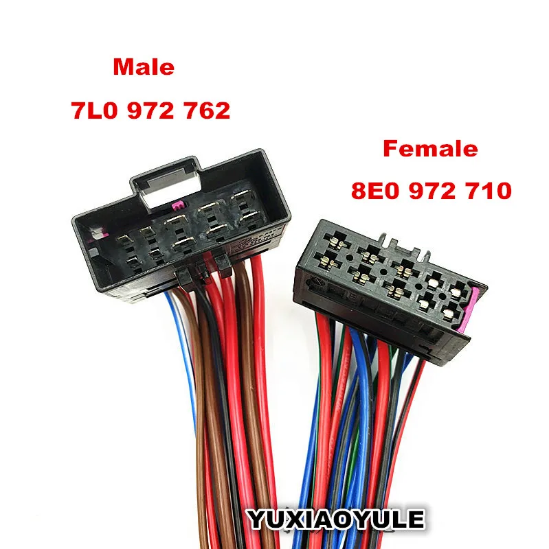 1/2/4/10sets/lot 10 Pin/Way Automotive Connector Wire Harness Pigtail ...
