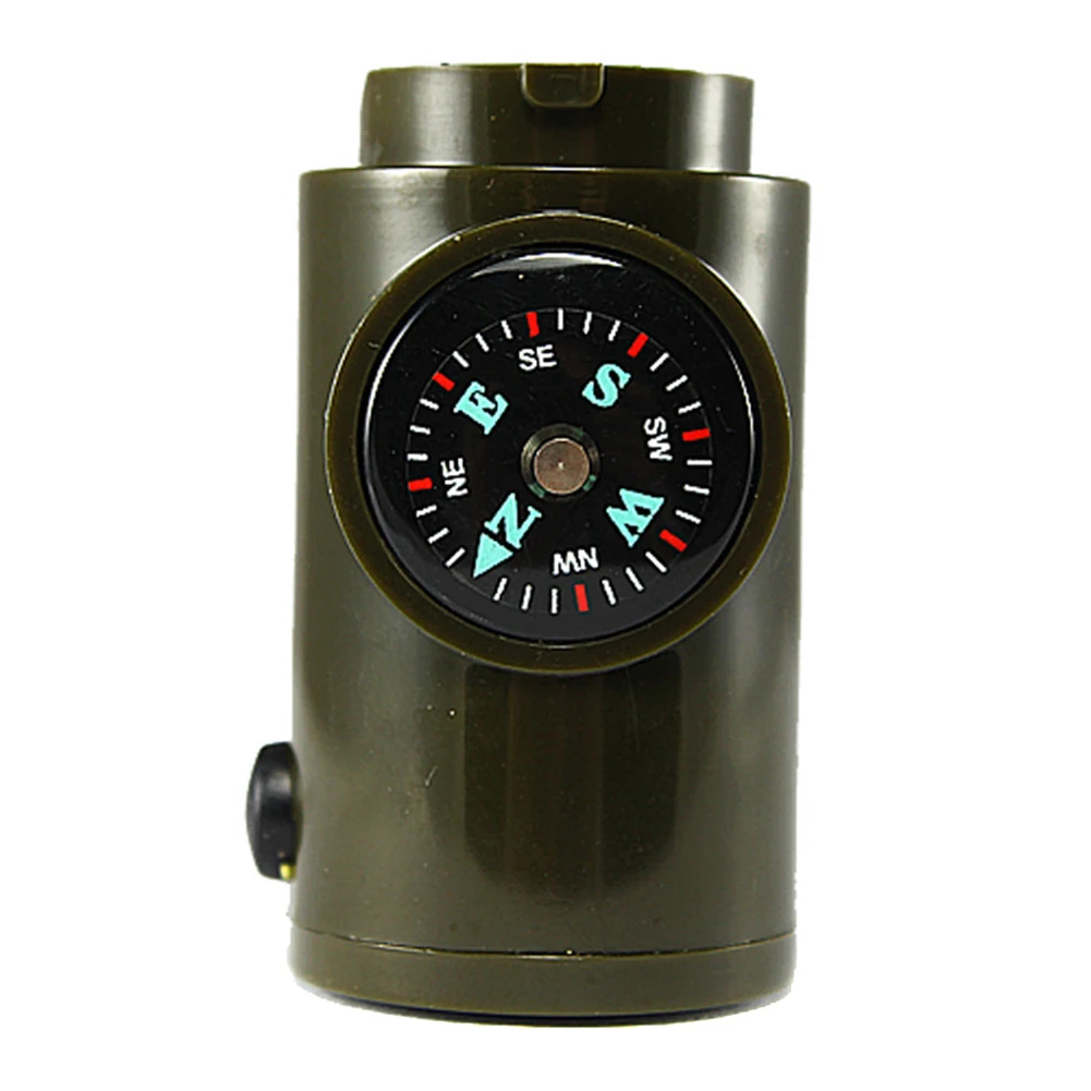 NEW 7 in 1 Multifunctional Outdoor Whistles Compass Emergency Survival ...