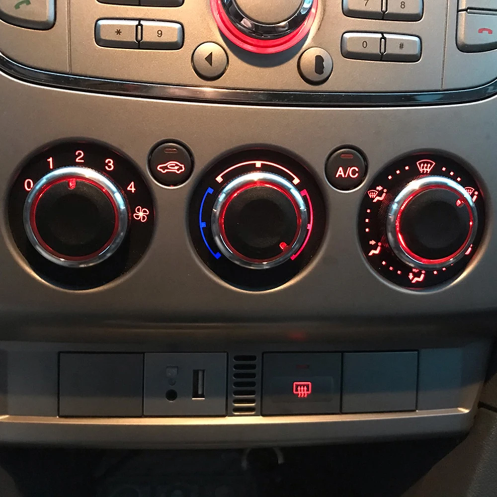 3Pcs-Set-Air-Conditioning-Switch-AC-Knob-Car-Heat-Control-Knob-for-Ford ...