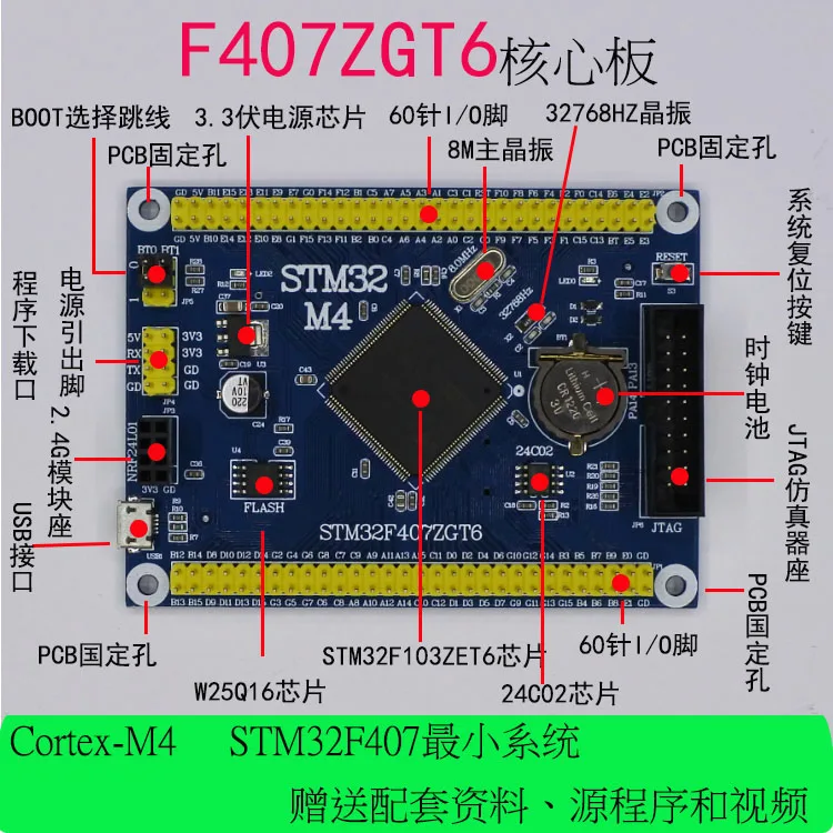 Stm32f407zgt6 основная плата Arm макетная плата Cortex-m4 STM32 макетная плата купить на АлиЭкспресс