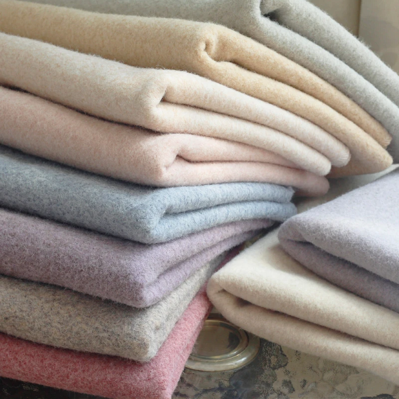 50cm * 155cm/piece, Thick Wool-like Fabric Cloth, Double-sided Cashmere ...