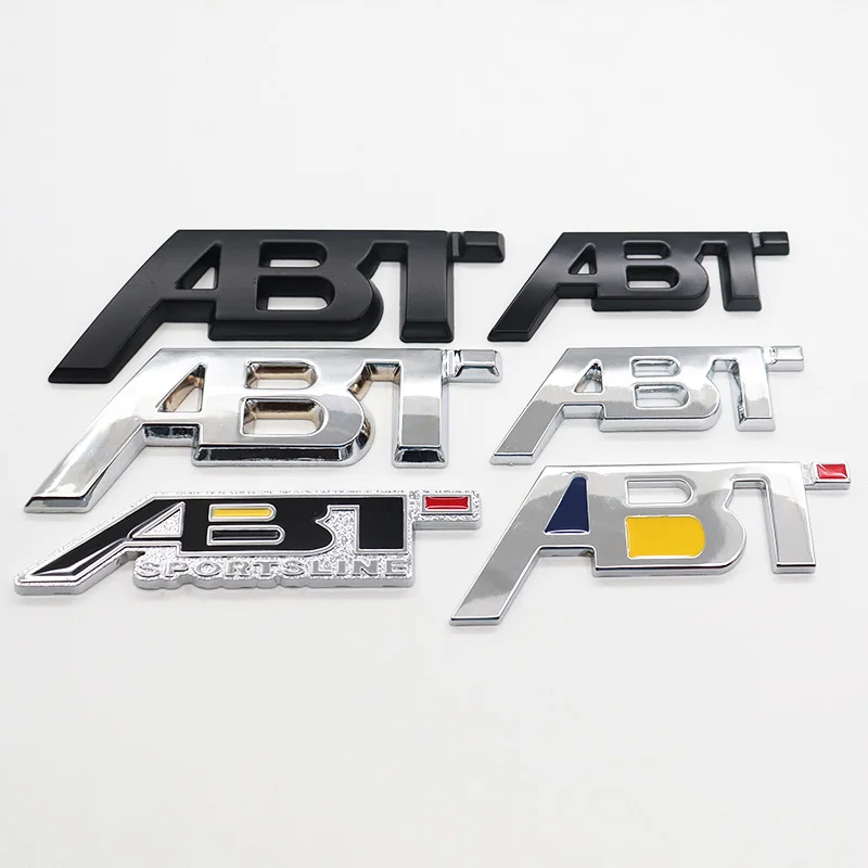 1pcs 3d Abt Metal Front Grill Emblem Car Logo Fender Tail Side Badge ...