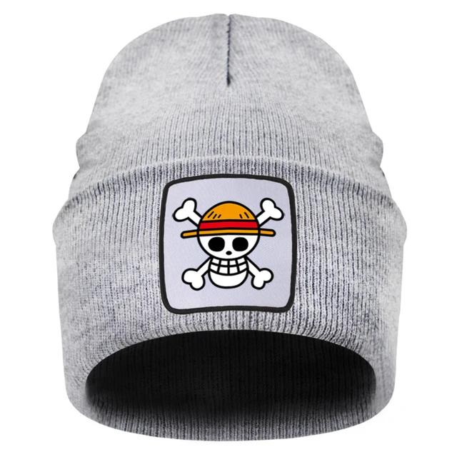 Anime One Piece Print Harajuku Unisex Hat Beanies - One piece ...