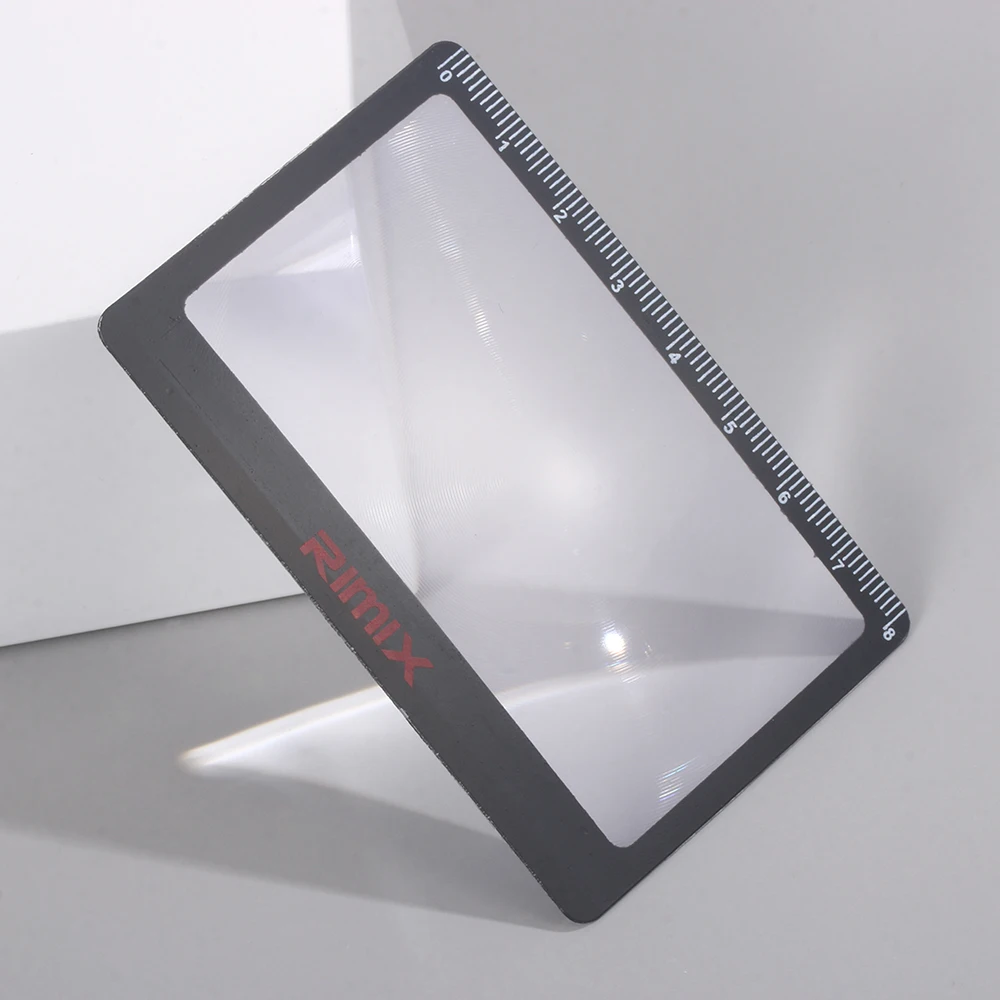 Lupa-de-aumento-3X-ultrafina-conveniente-PVC-transparente-tama-o-de ...
