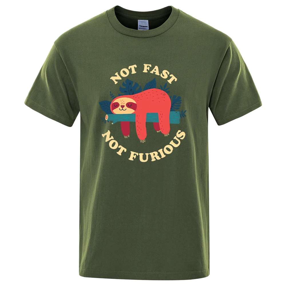 Not-Fast-Not-Furious-Cartoons-Printing-Men-Tee-Shirts-Breathable-Brand ...