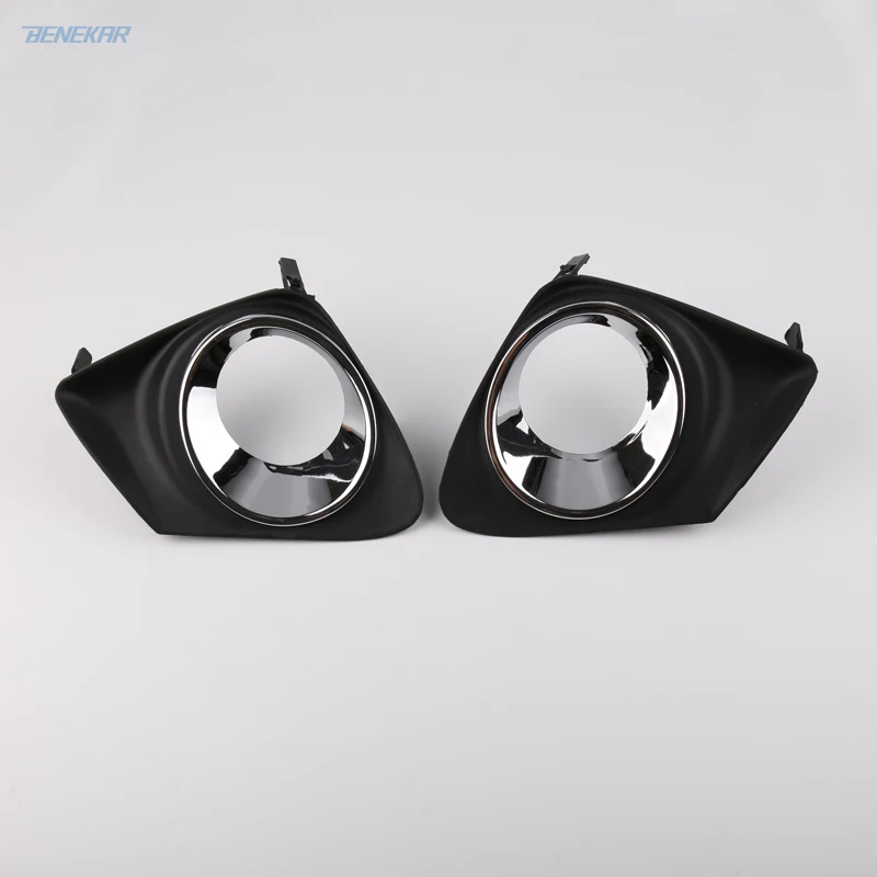 Benekar Front Bumper Fog Light Lamp Grille Cover For 2011-2013 Toyota ...