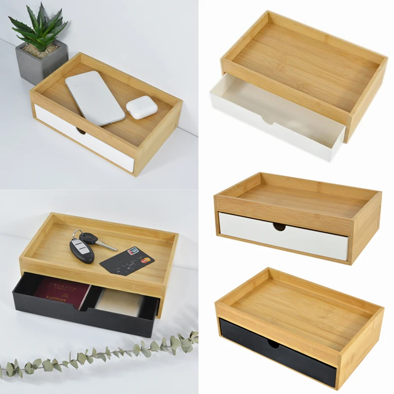 Independent-Storage-Cabinet-Single-layer-Drawer-Boxes-Bamboo-And-Wood ...