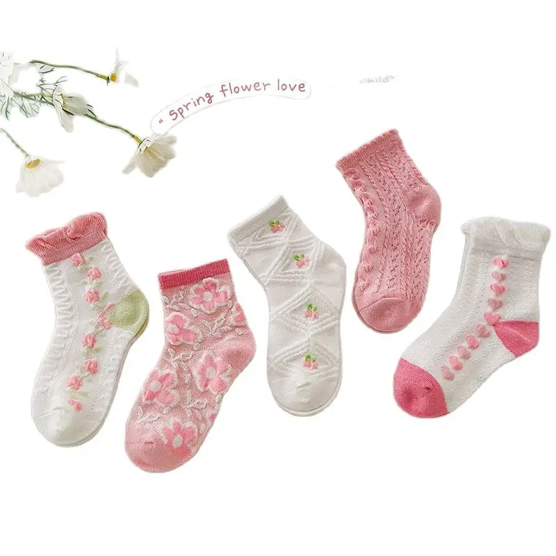 5pcs-lot-2022-Ins-Fashion-Girls-Socks-Spring-Autumn-Baby-Clothing ...
