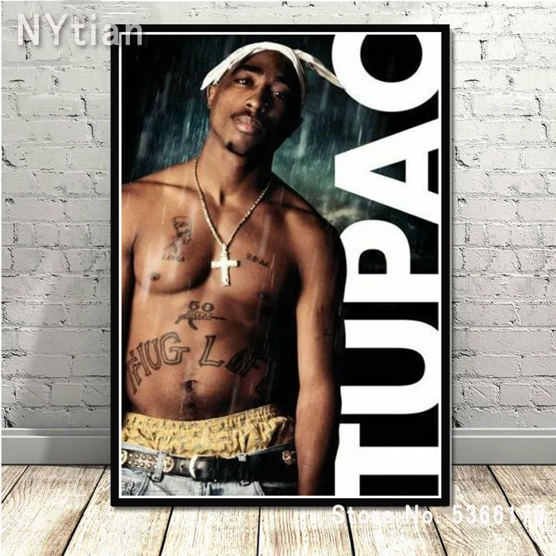 Tupac Middle Finger Poster