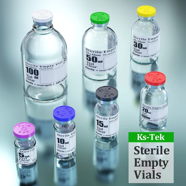 Empty Sterile Injection Vials
