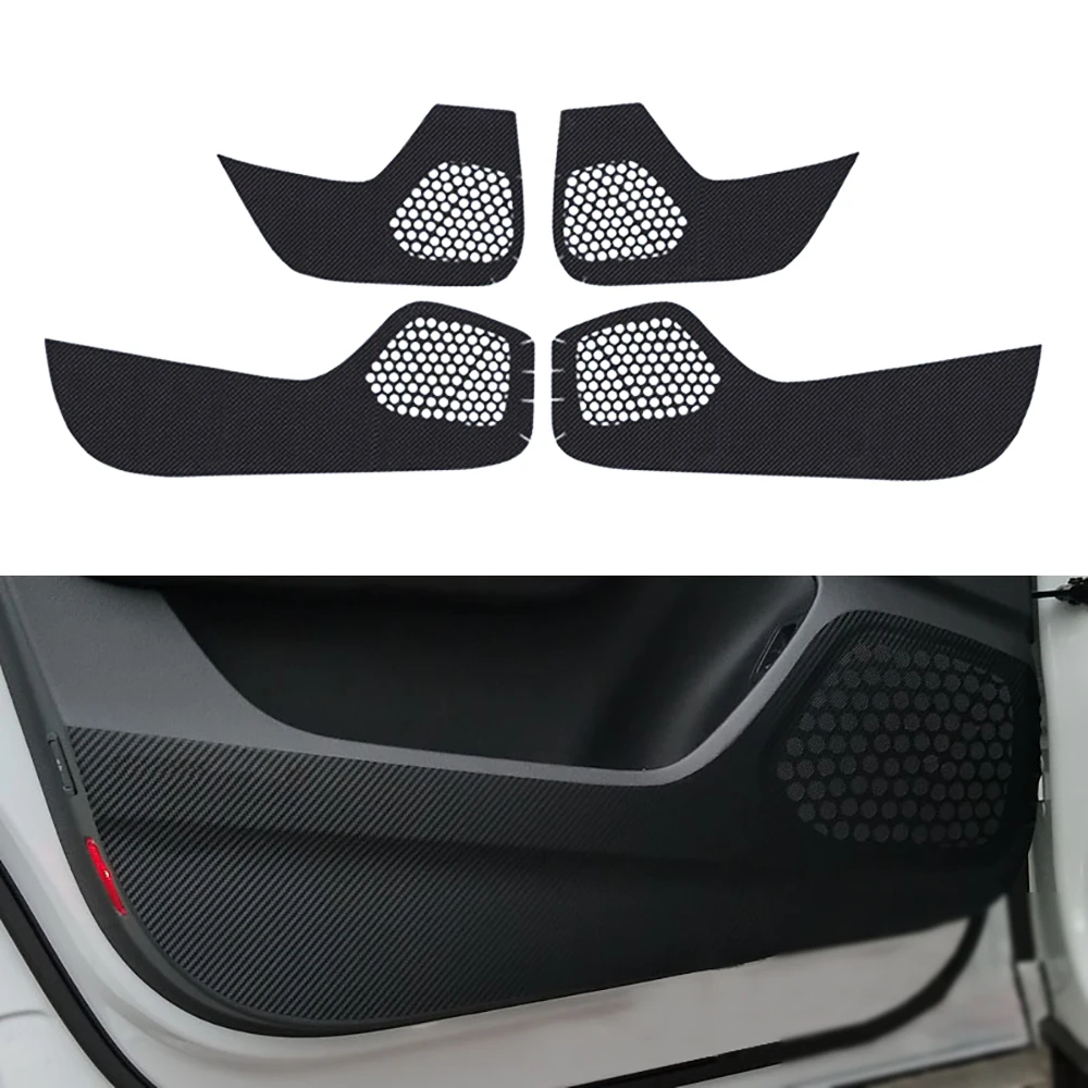 Protector-de-borde-de-puerta-de-coche-de-fibra-de-carbono-almohadilla ...