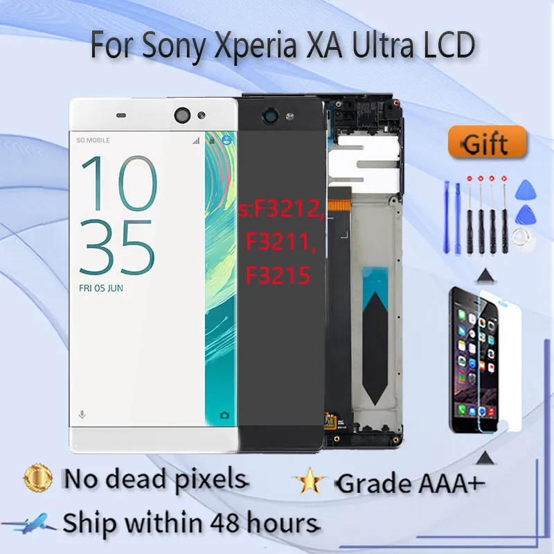 6.0" LCD For Sony Xperia XA Ultra Display F3212 F3216 F3211 F3213 F3215 ...