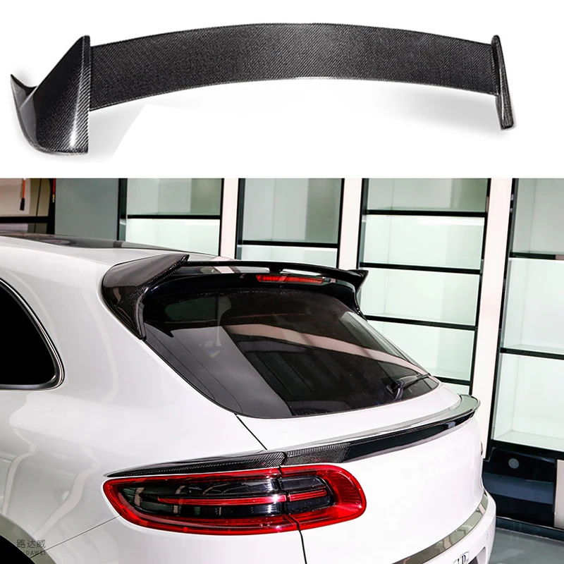 Carbon Fiber Rear Roof Spoiler for Porsche Macan Spoiler 2014 - 2018 ...