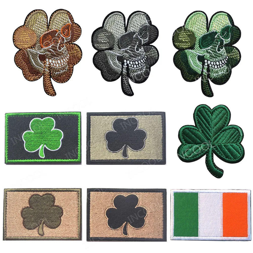 Subdued Irish Tactical Patch Tactical Patches Hook & Loop Embroidery ...