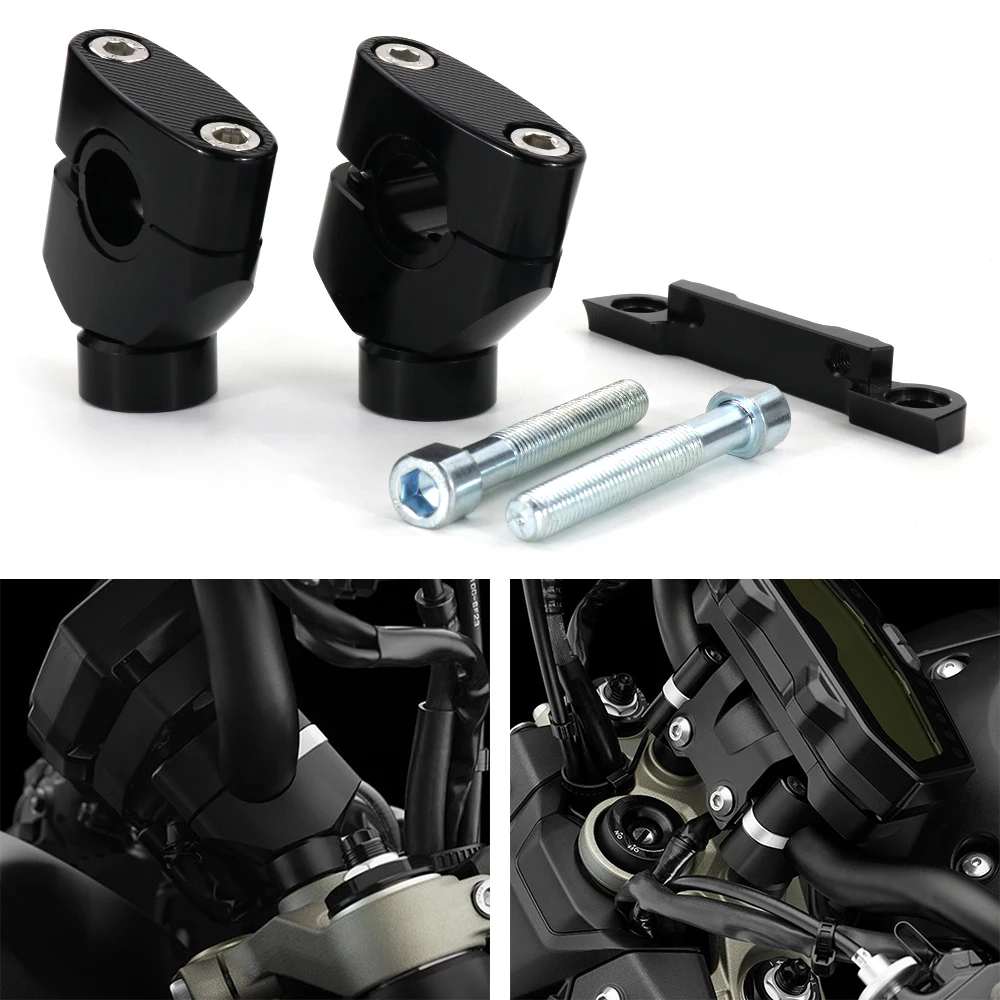 Handlebar-Riser-Bar-Clamp-Set-Mounts-Fit-For-FatBar-28-6mm-and-OEM ...