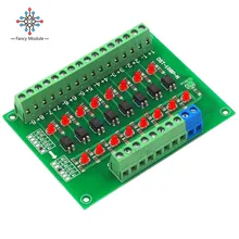 diymore DST-1R8P-N 8 Channel Optocoupler 24V to 5V Isolation Module PLC ...