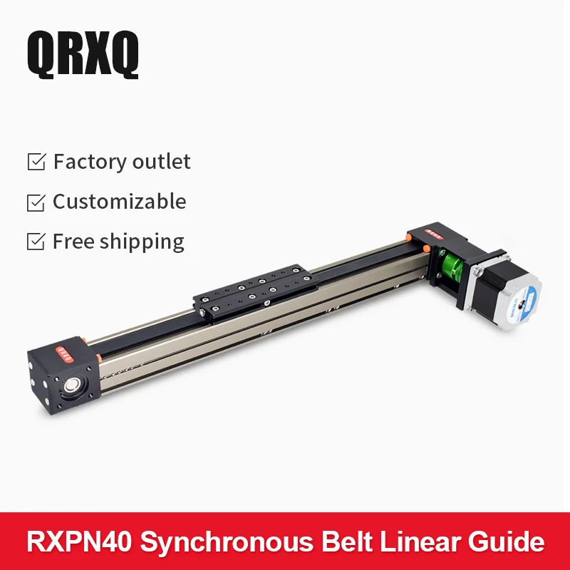 High Precision Synchronous Belt Linear Module Mobile Slide Cnc Guide Rail 3d Printer Automatic ...