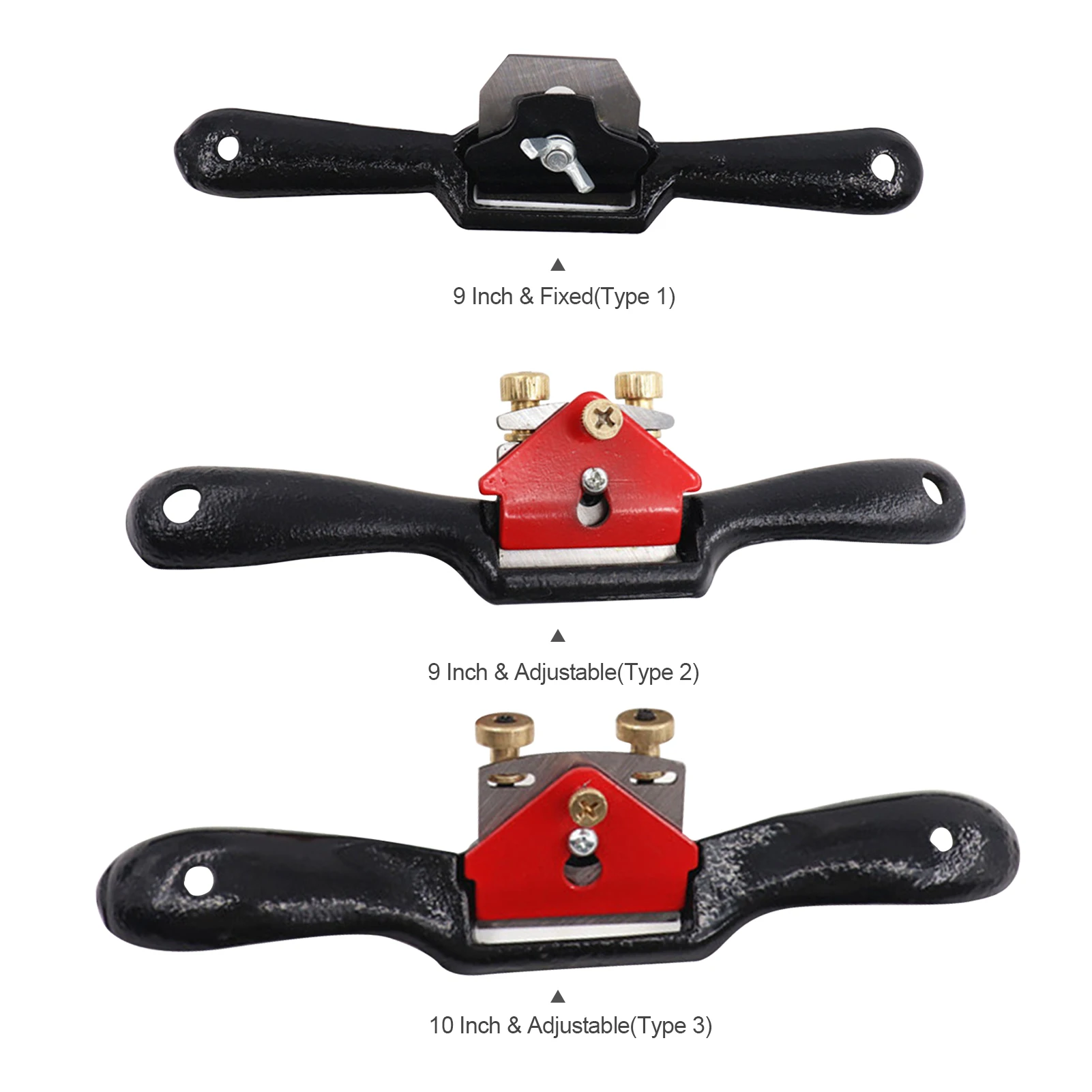 9-10in-Adjustable-Plane-Spokeshave-Woodworking-Hand-Planer-Trimming ...