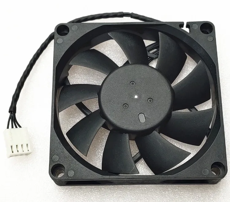 New 80mm Comptuer PC Cpu Pwm Cooling Fan 8cm 4-Pin 4Pin EFB0812HHB 12V ...