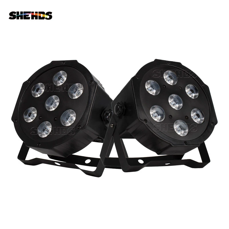 Shehds Hot Led Flat Par 7x18w/7x12w Rgbwa+uv/rgbw Light Family Birthday ...