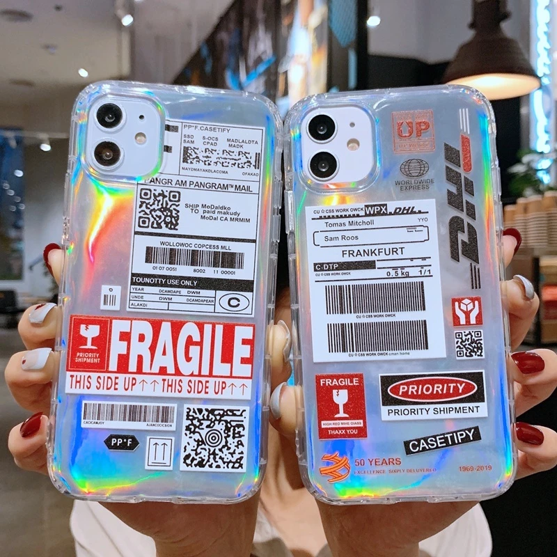 Stickers Label Case For I phone 11 Pro 11Pro Max X XS XR 6 6S 7 8 Plus ...