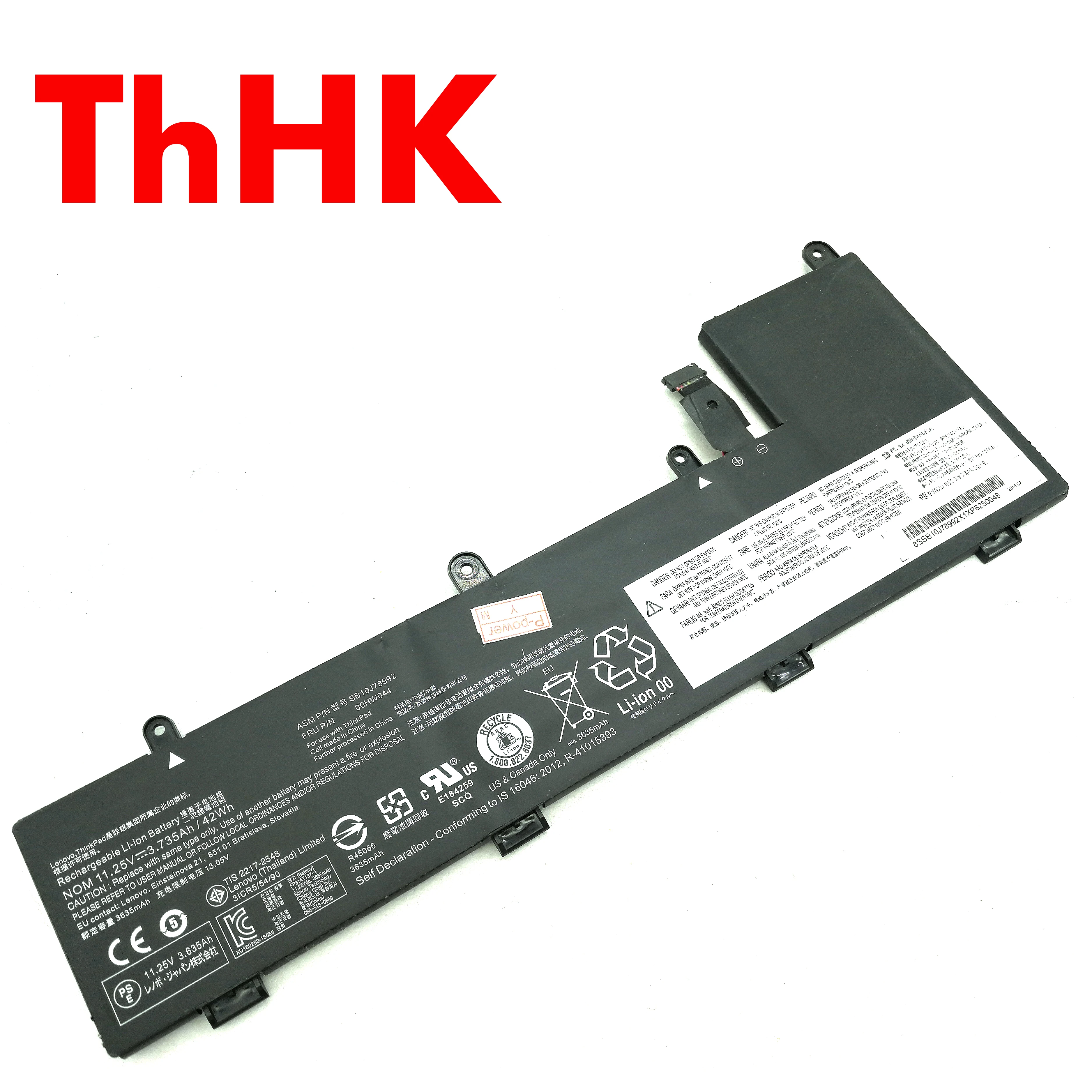 Genuine Original 00HW042 00HW043 00HW044 SB10J78992 Laptop Battery For ...