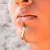 2pcs Diy New Lip To Chin Cuff Piercing Labret Piercing Jewelry Gold ...