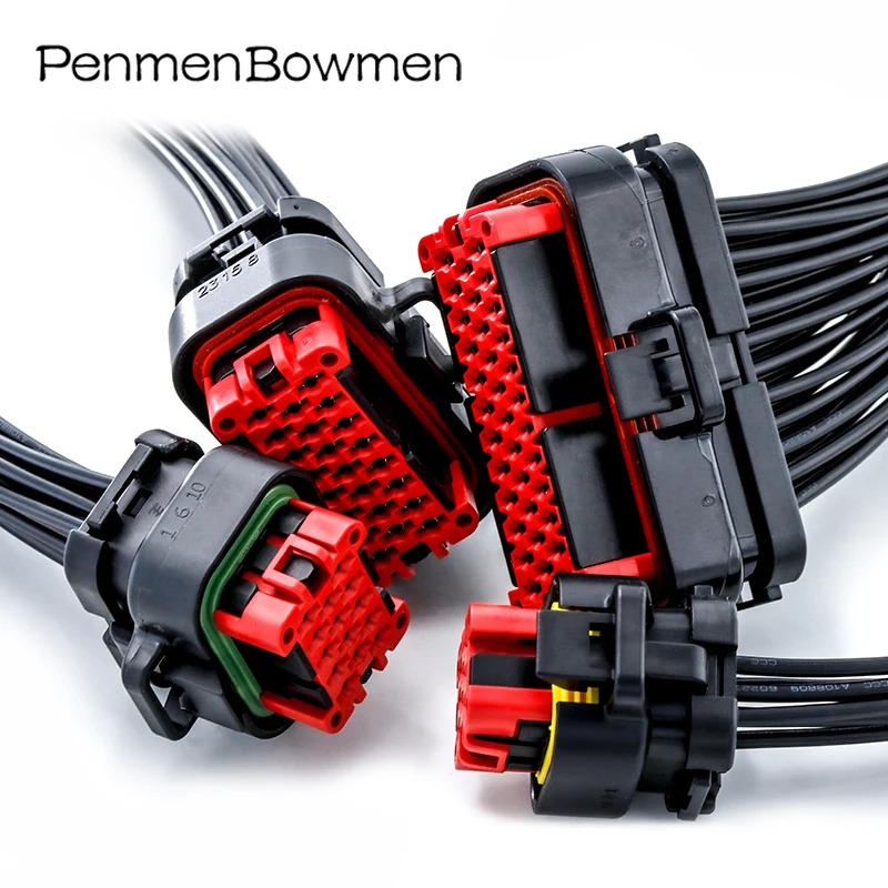 1-Pc-Tyco-AMP-8-14-23-35-Pin-ECU-Electrical-Connector-With-Cable-EPEC ...