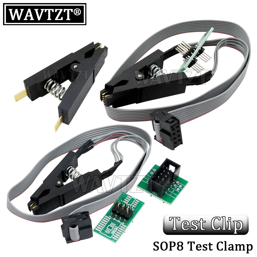 WAVTZT-SOIC8-SOP8-Test-Clip-For-EEPROM-93CXX-25CXX-24CXX-in-circuit ...
