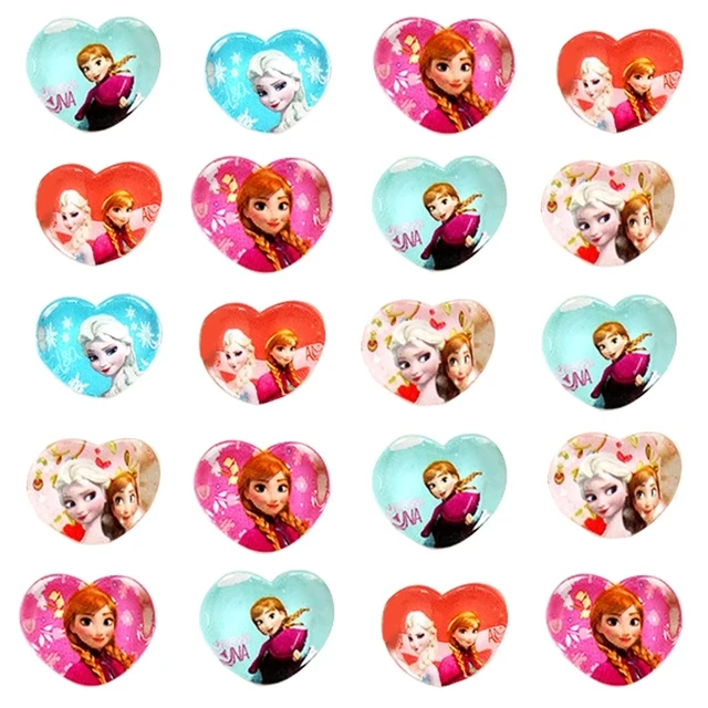 12pc/lot Disney Frozen Princess Elsa Anna Rings Acrylic Crystal Kids ...