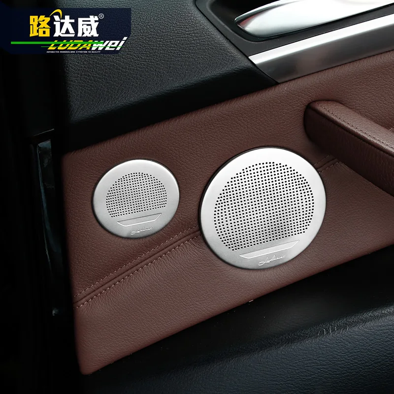 Car-styling-Interior-6pcs-Door-Speaker-Sound-Cover-Trim-For-BMW-X5-X6 ...