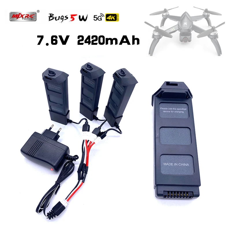 Mjx Bugs 5w Battery Original | Mjx Bugs 5w Drone Battery | Mjx Bugs 2w Drone Battery - Parts ...
