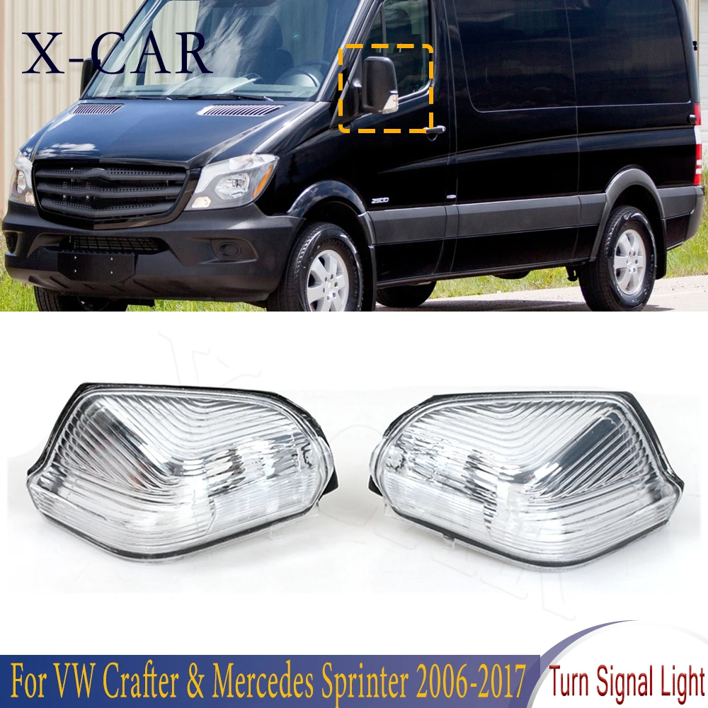 X-CAR Front Side Mirror Turn Signal Light Lamp Blinker For VW Crafter ...