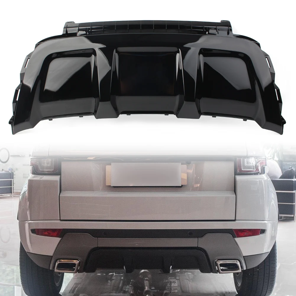 Car-Gloss-Black-Rear-Bumper-Cover-Trim-Plate-Board-for-Land-Rover-Range ...