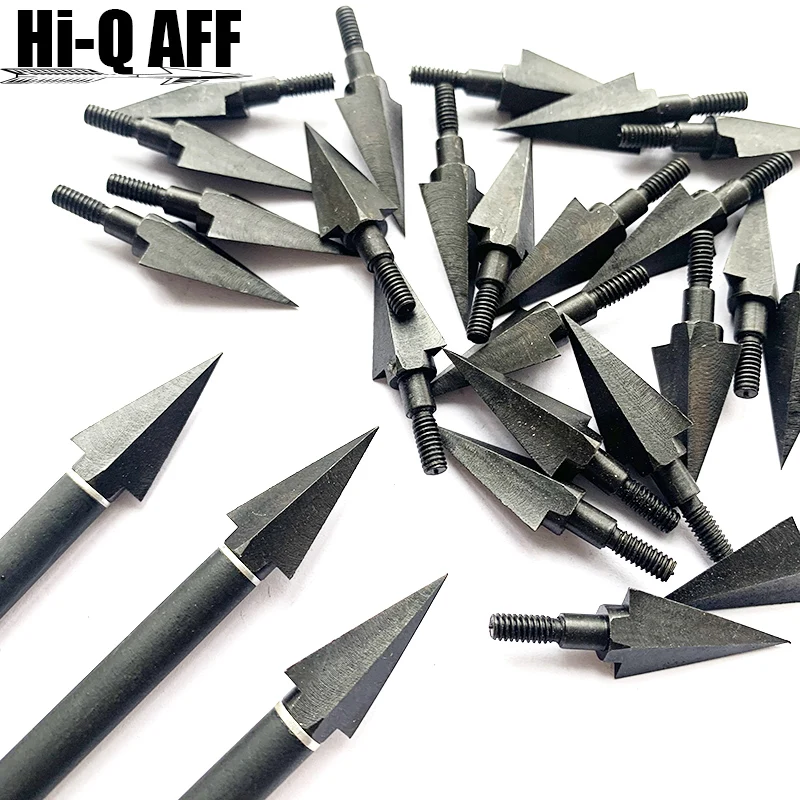 Swallow Tailed Carbon Steel Arrowhead Archery Wide Headed Hunting Bow Or Composite Bow Arrowhead ...