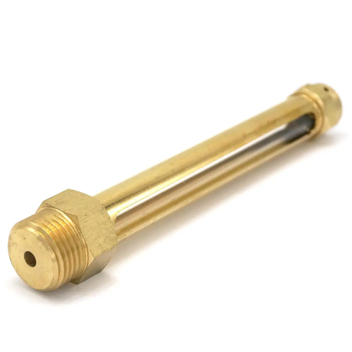 1-2-BSP-Male-100mm-Length-Lube-Devices-Straight-Brass-Oil-Level-Gauge ...