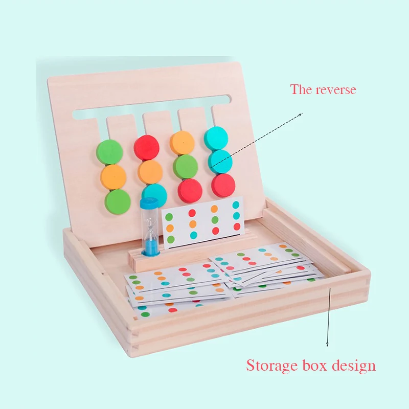 Slide Puzzle Color & Shape Matching Brain Teasers Logic Game Education ...