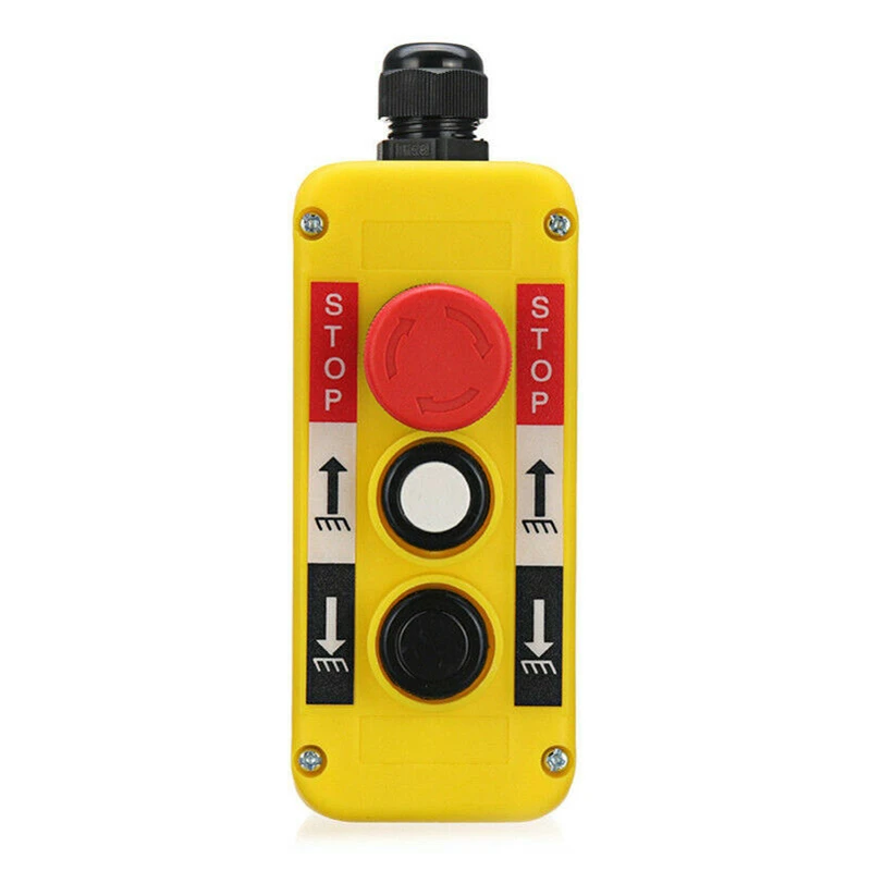 Material Handling Hoists, Winches & Rigging Remote Control Station Stop ...