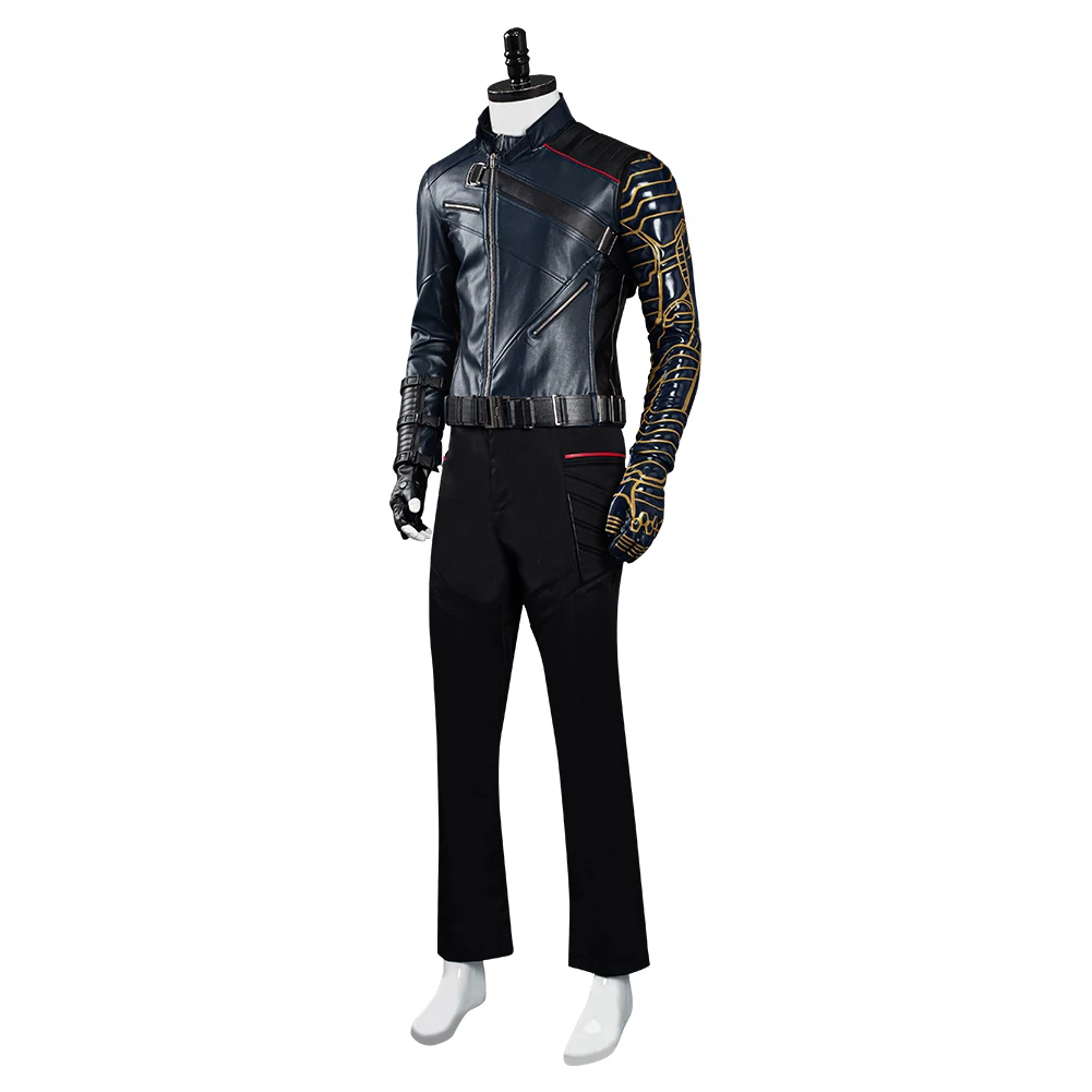 The Falcon And The Winter Soldier Series Bucky Barnes Cosplay Costume ...