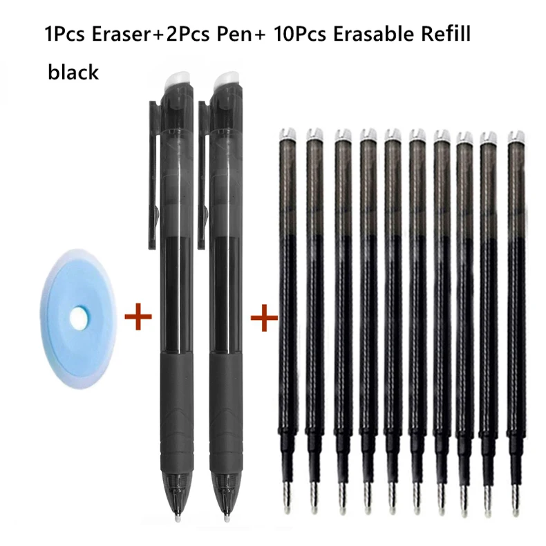 STYLO,Orange Refill-16pcs--Stylos à Gel effaçables et rétractables ...