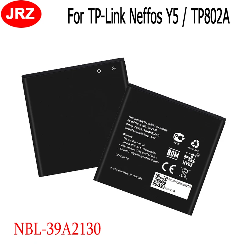Batería de repuesto NBL 39A2130 para teléfono móvil, acumulador AKKU para tp link Neffos Y5 ...