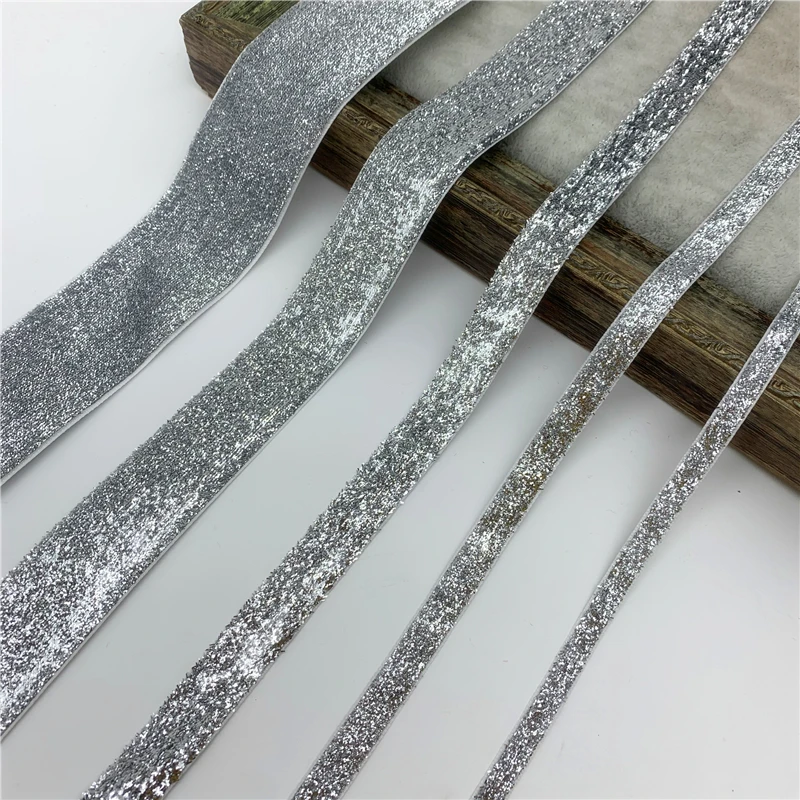 6MM-38MM-Silver-Glitter-Velvet-Ribbon-For-Handmade-Gift-Bouquet ...