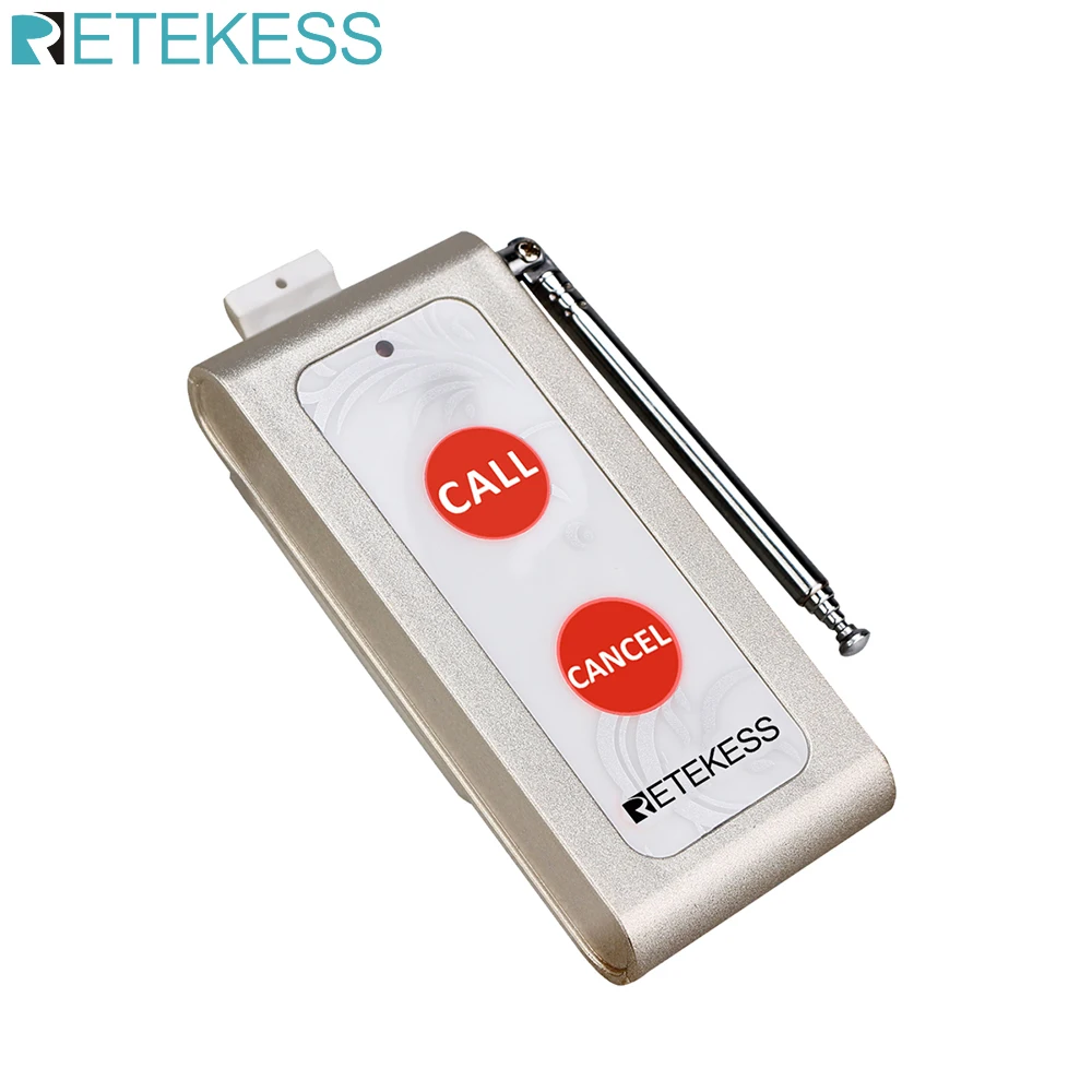 Retekess-TD004-Two-key-Wireless-Calling-Bell-Pager-Call-Button ...