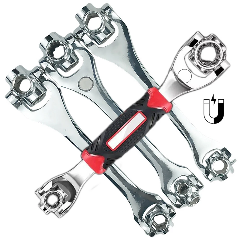 8 In 1 Socket Wrench With magnetic Car Tool Universal Tiger Wrench ...