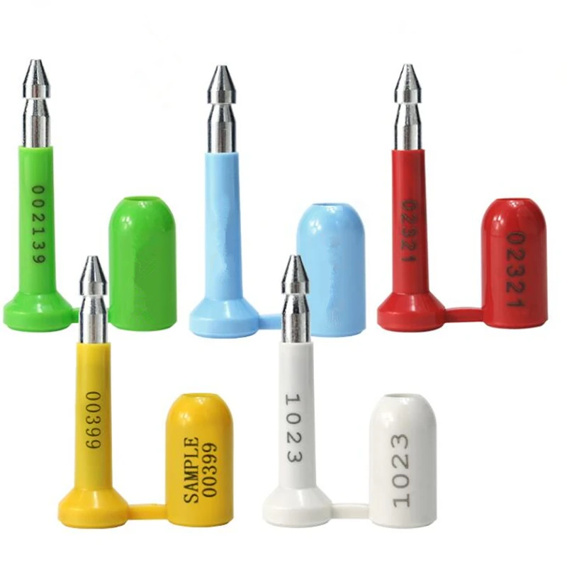 Fecho-antifurto-para-cont-iner-bloqueio-descart-vel-em-forma-de-bala ...